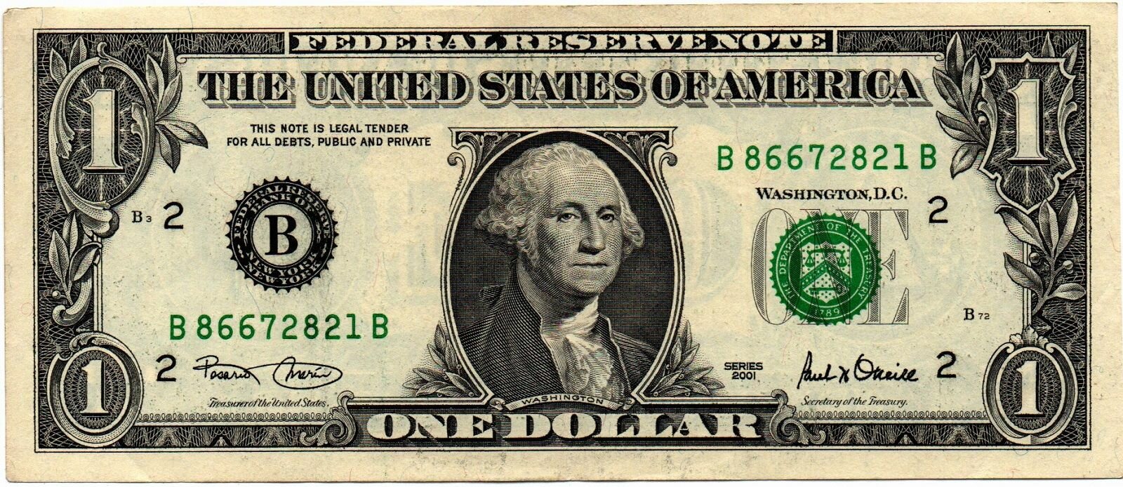 Доллар 2001 года 86672821