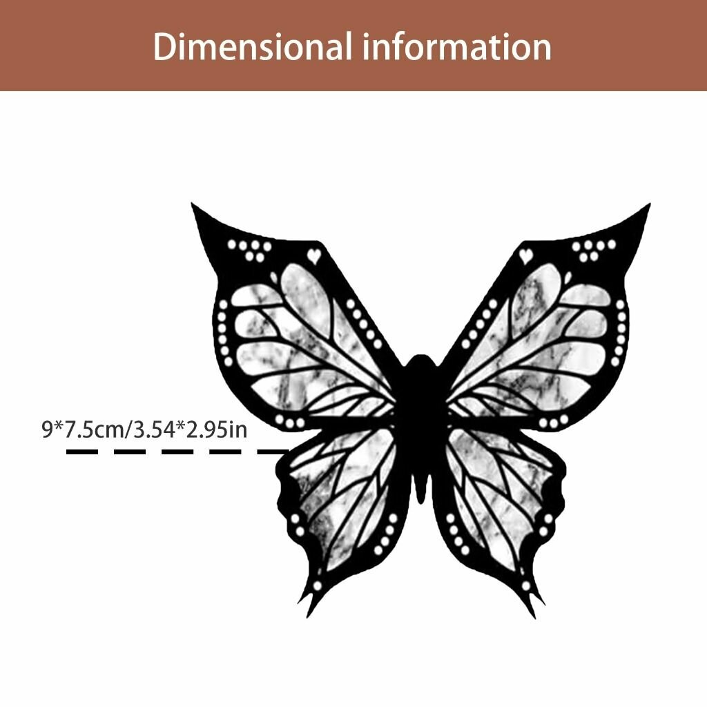 Набор из 1 предмета, инструмент для печати шаблонов бабочек женской подводки глаз-форма (одиночная модель)
