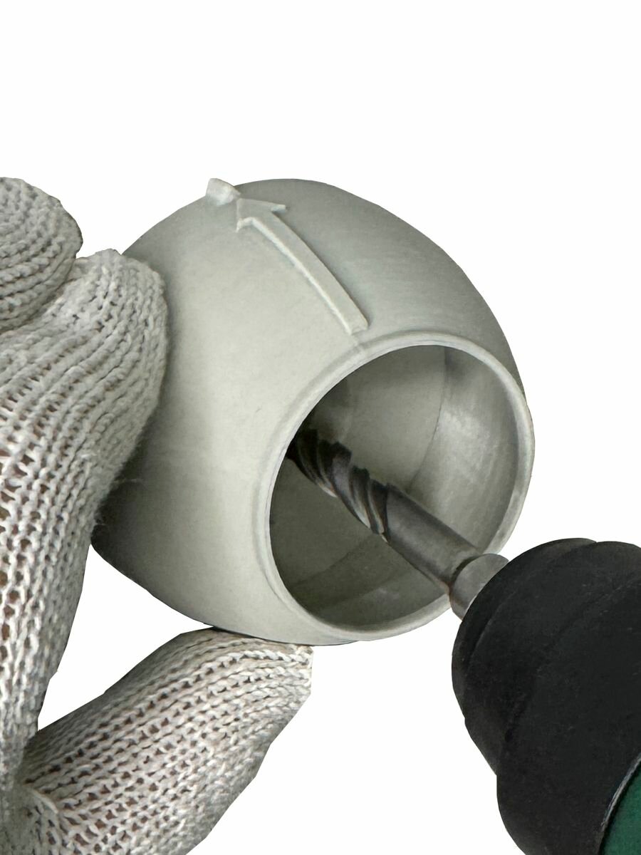 Пылесборник для перфоратора, дрели, шуруповерта. Накладной, открытый. Для сверления без пылесоса и уборки.