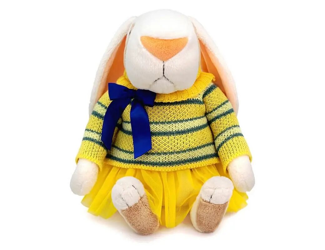 Мягкая игрушка Кролик Яшма, 28 см, Budi Basa