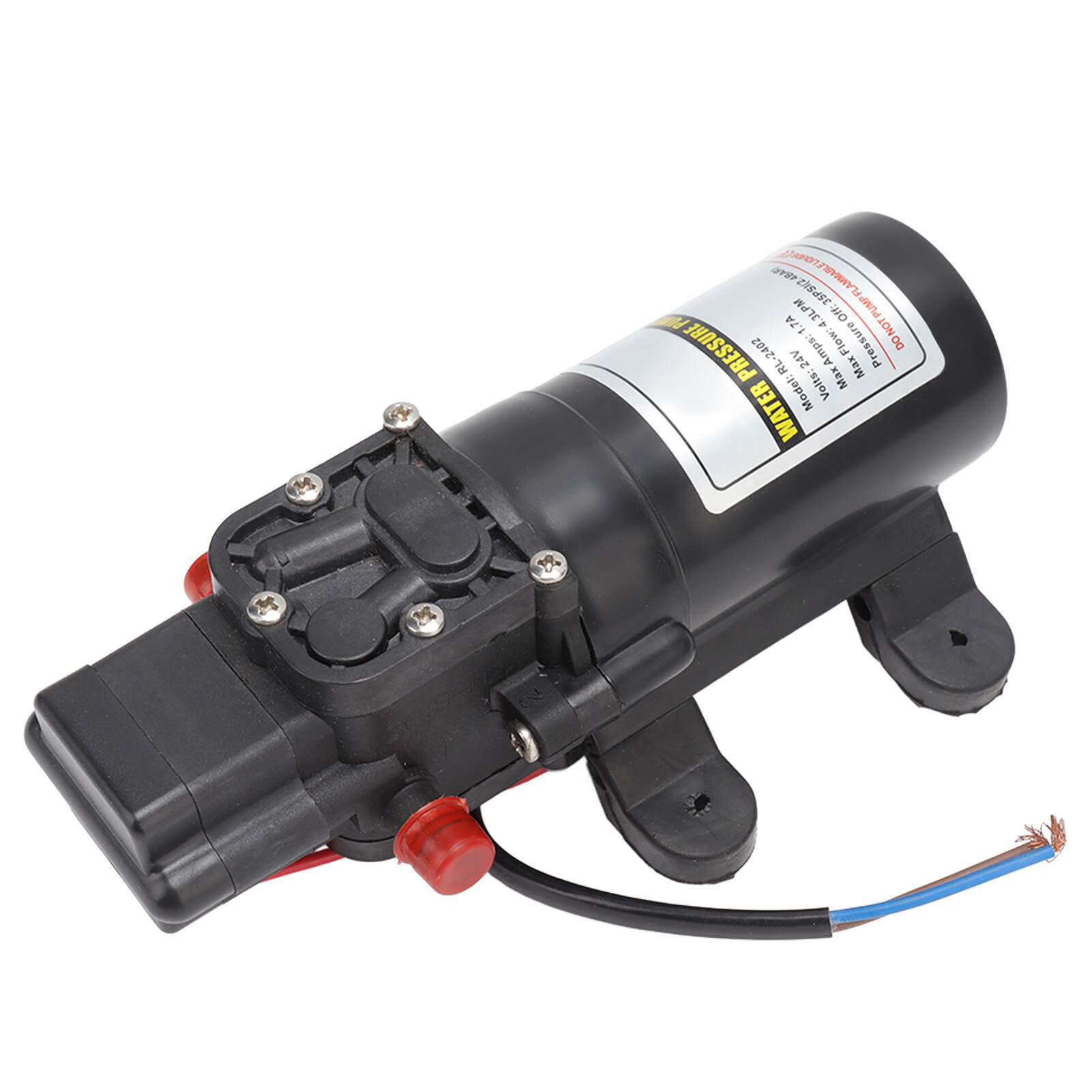 Мембранный насос давления воды Самовсасывающий мембранный насос Водяной насос высокого давления для наружного применения RL 2402 24 В