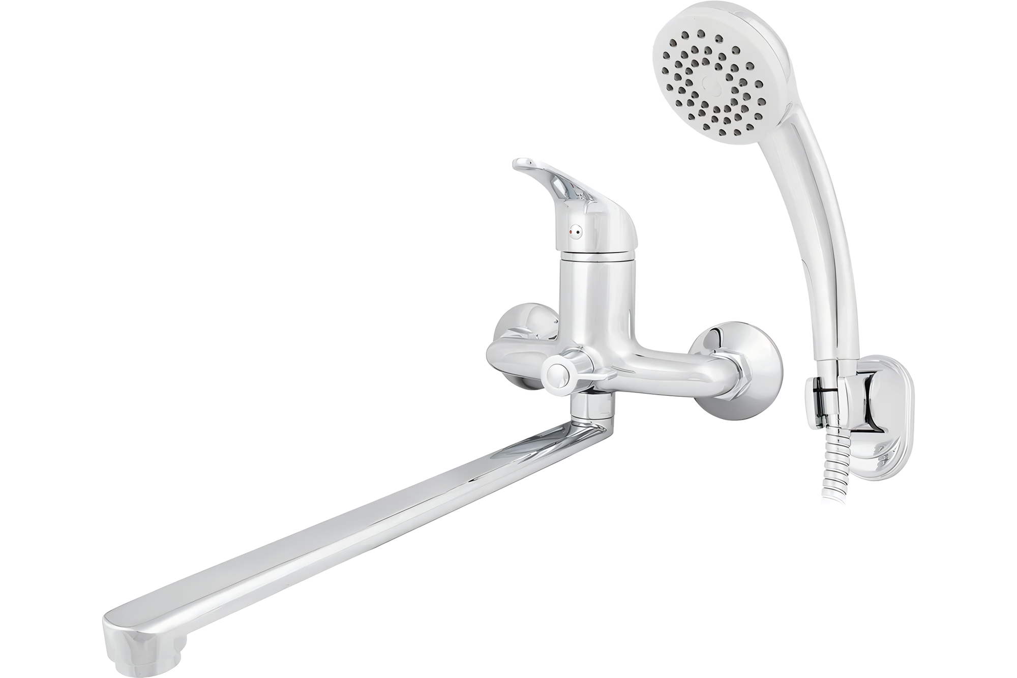 Смеситель для ванны Зетта с L-изливом 350мм МИКС ЭНД ФИКС качественный