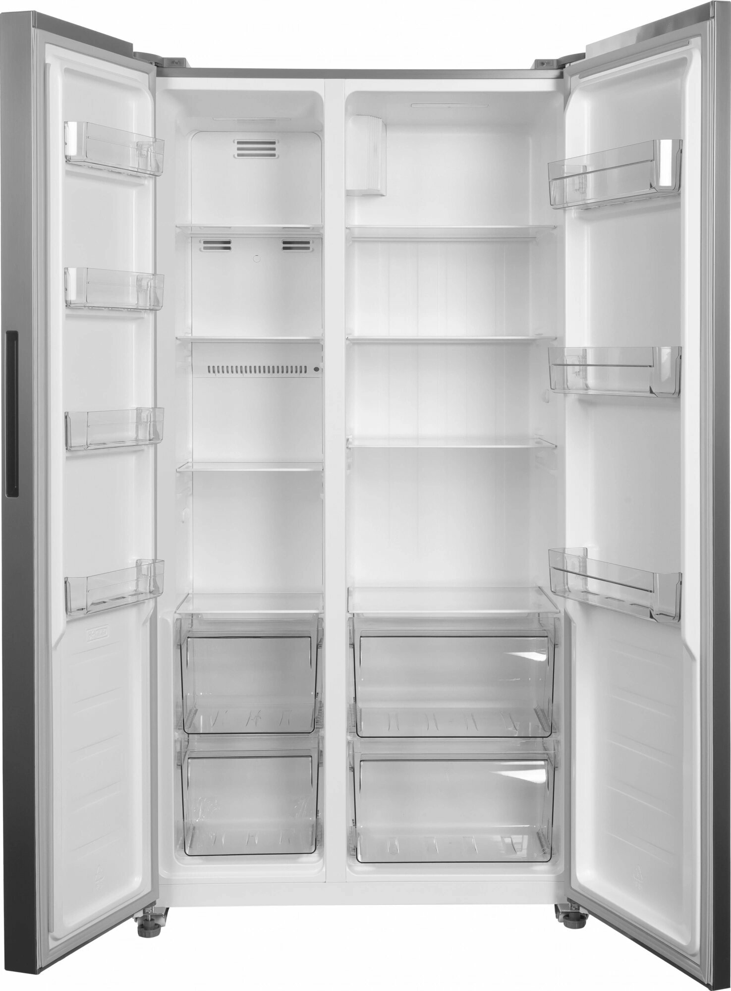 Холодильник Kraft KF-MS4801XI 2-хкамерн. серый инвертер