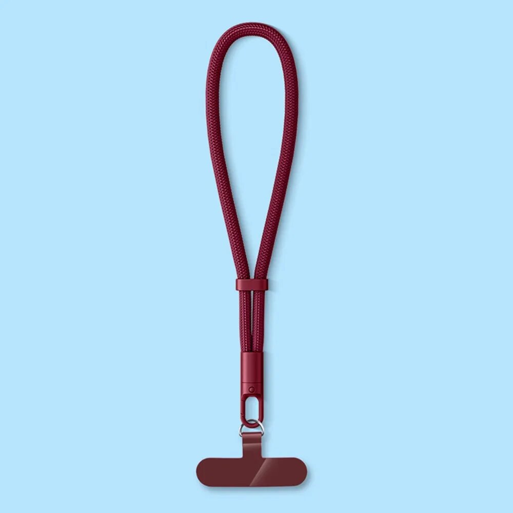 Аксессуары для сотовых телефонов, регулируемый ремешок, тканые короткие подвесные ремни на запястье, универсальная подвесная веревка с защитой от потери, мобильный телефон