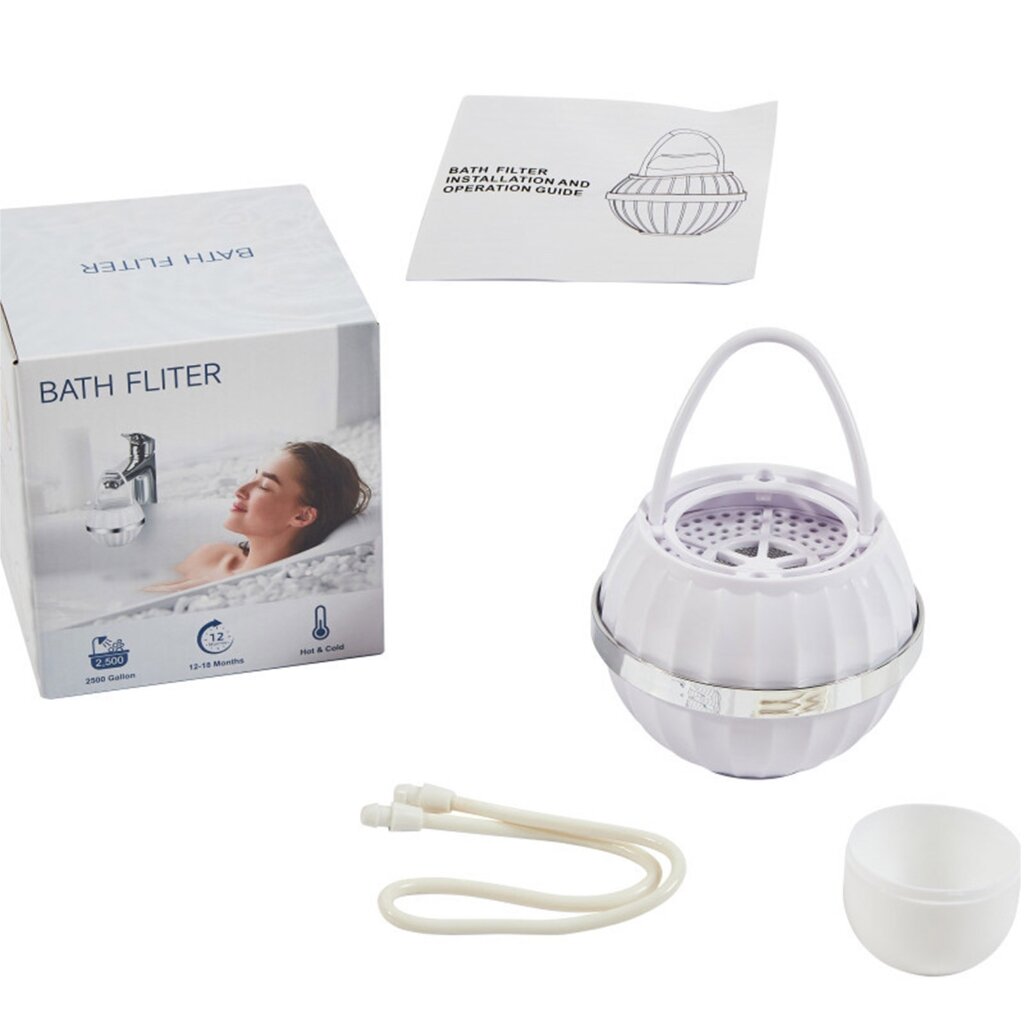 Пластиковый Фильтр Для Воды Для Ванны Эффективный Подвесной Фильтр Для Крана Для Ванны Портативный Фильтр для Душа для Душа, Смеситель для ванны