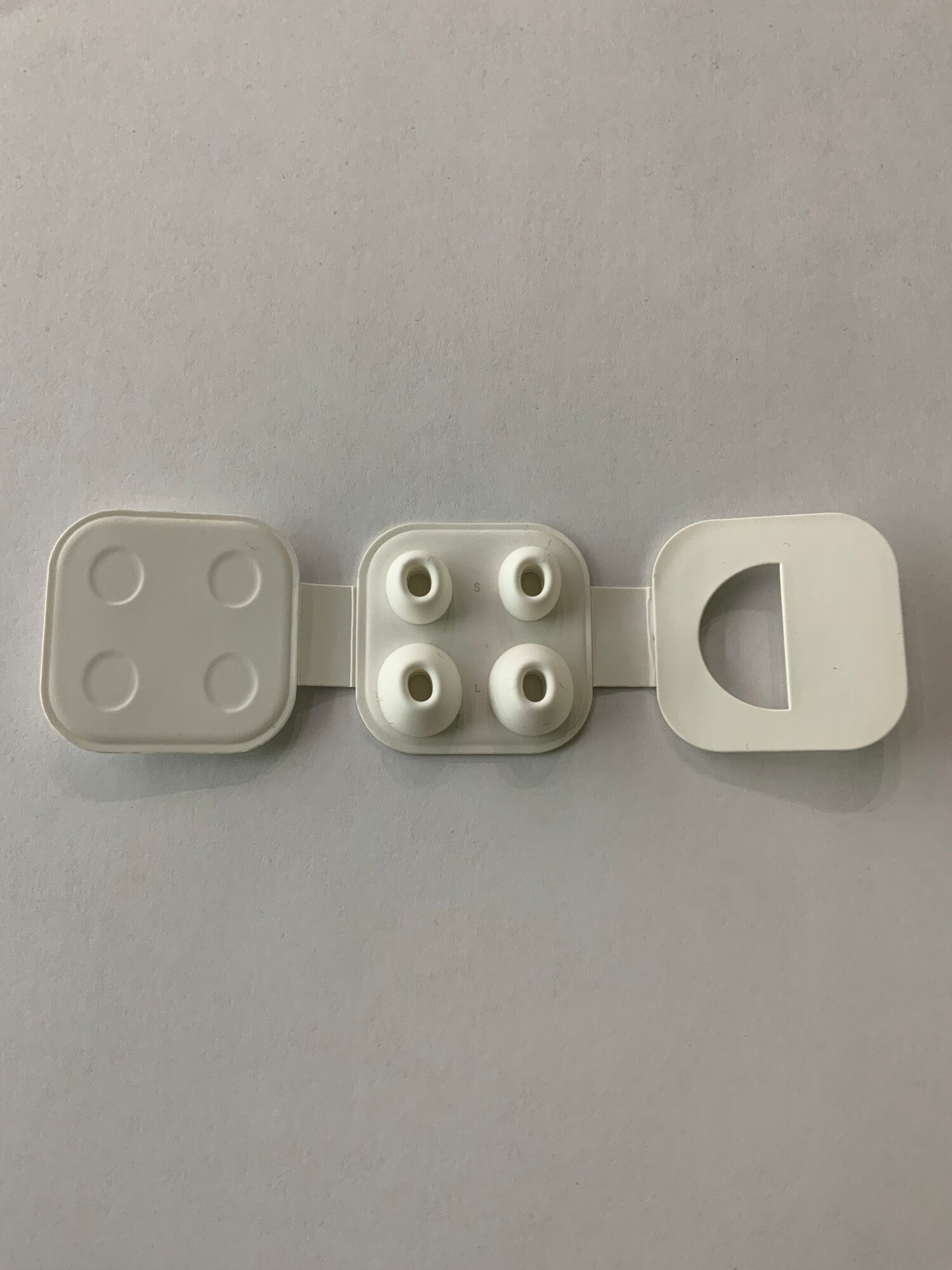 Амбушюры для Беспроводных наушников AirPods Pro 1,2 (комплект 2 размера S и L) оригинал из комплекта