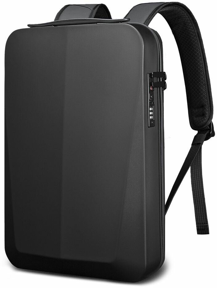Рюкзак BANGE BG22201, черный, 14"Высококачественный компьютерный рюкзак с жестким корпусом, водонепроницаемый USB-рюкзак