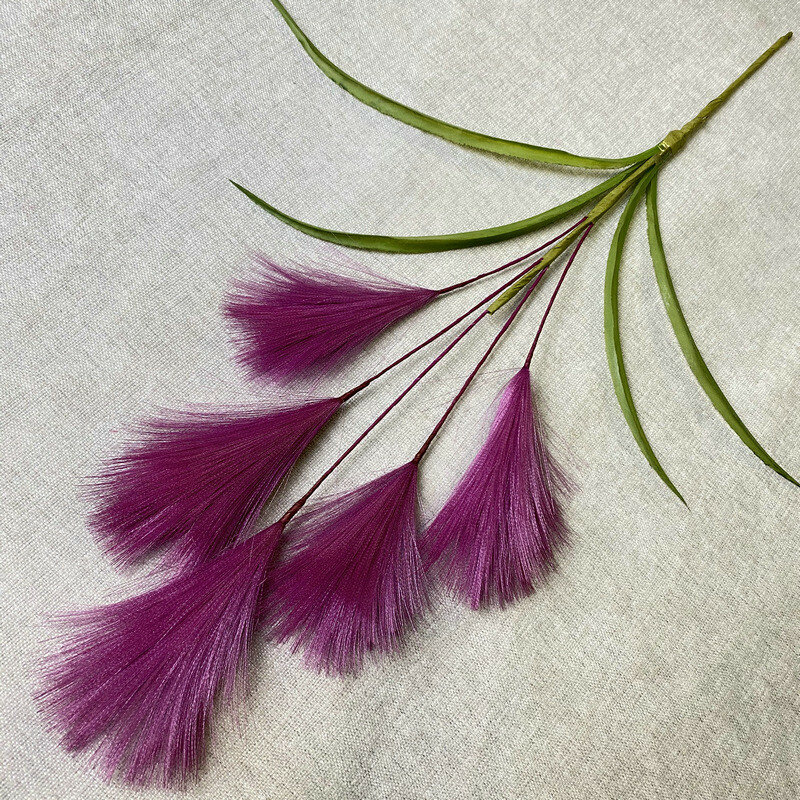 Декоративные стебли тростника для свадьбы и домашнего оформления, rose purple