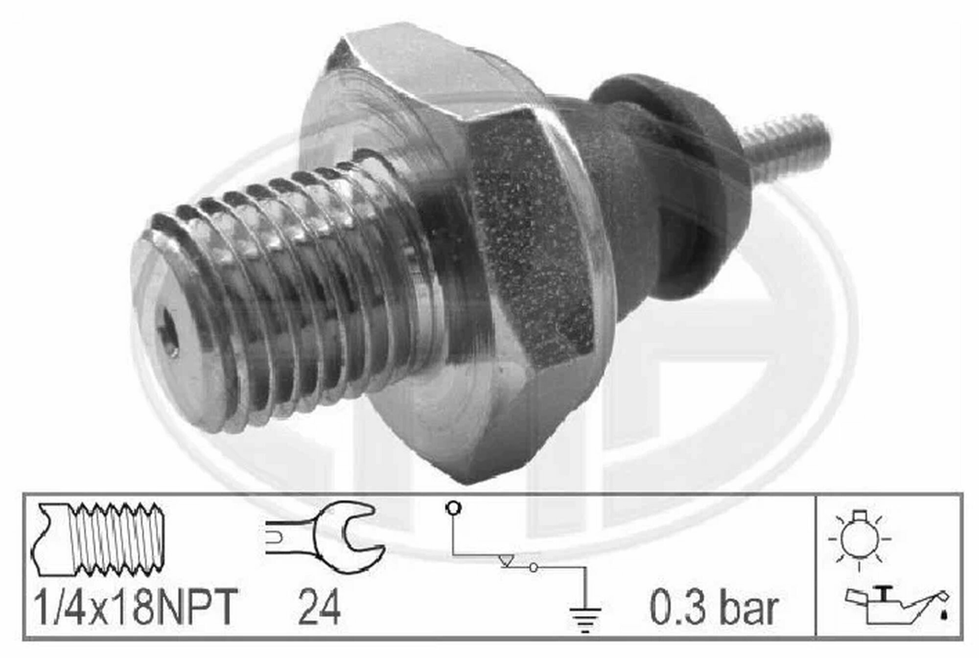 Датчик давления масла ERA 330005, для FORD 85-00