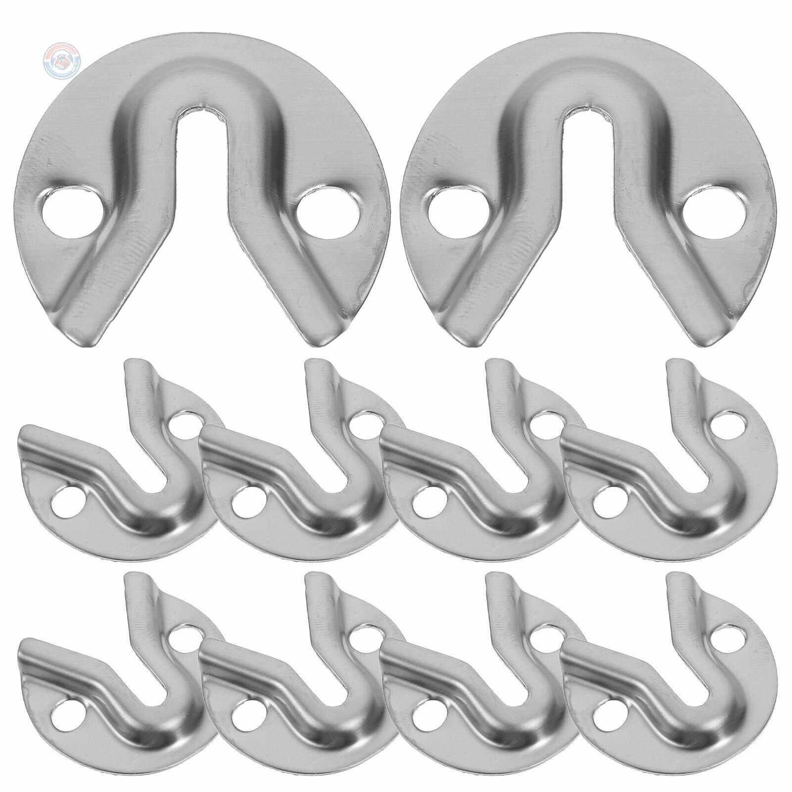 Подвес крепежный серебристый, универсальный металлический кронштейн для картин, зеркал и полок, скрытый монтаж, повторное использование