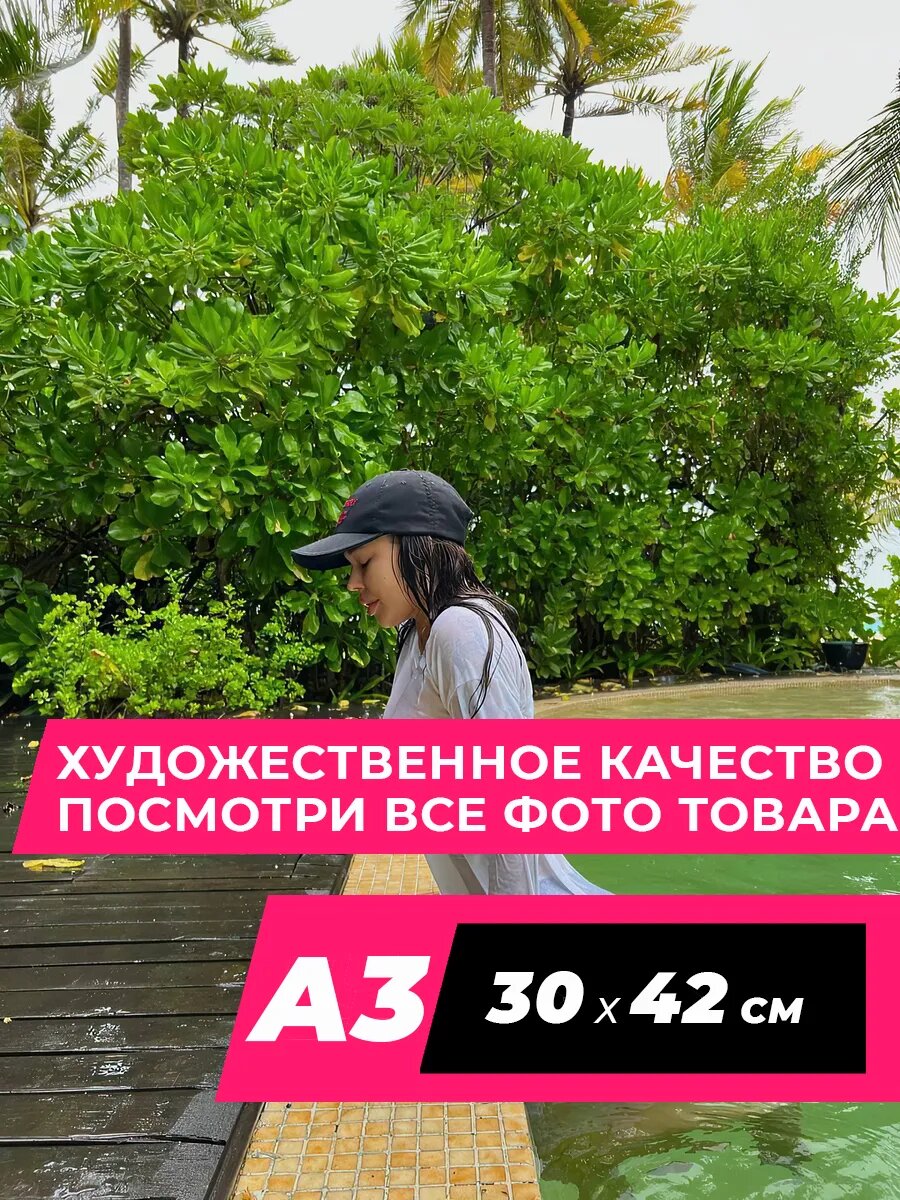 Постер Инстасамка на стену 5 A3, матовая фотобумага премиум качества