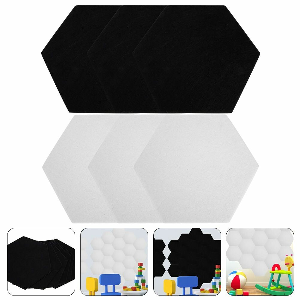 6 Штук Панелей Для Поглощения Звука Из Полиэфирного Волокна Для Внутреннего Использования