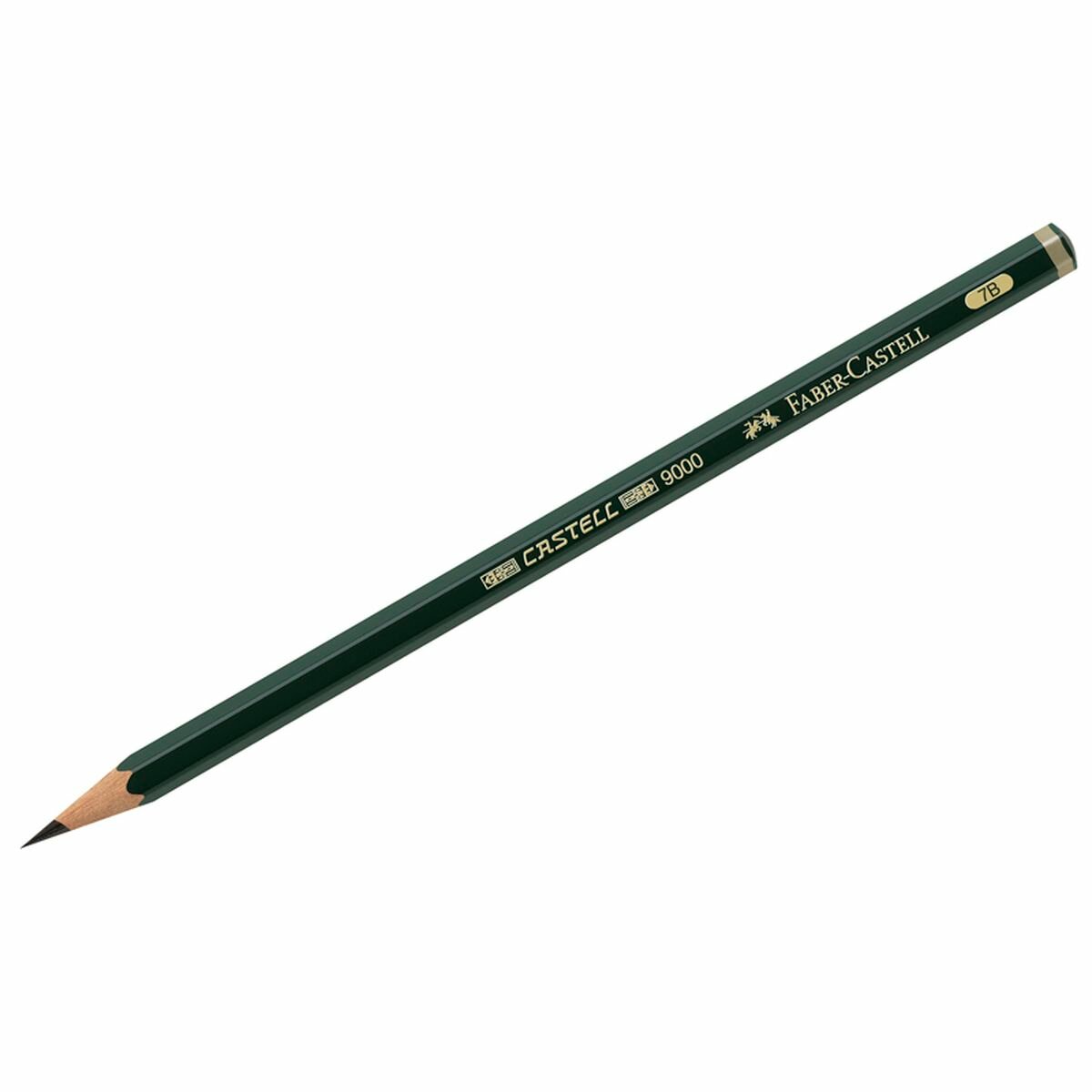 Карандаш чернографитный Faber-Castell 9000 (7B, заточенный) (119007), 72шт.