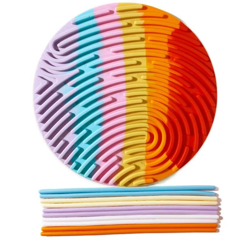 Сенсорная нейродоска "Rainbow Color", силикон, для координации, 3-5 лет