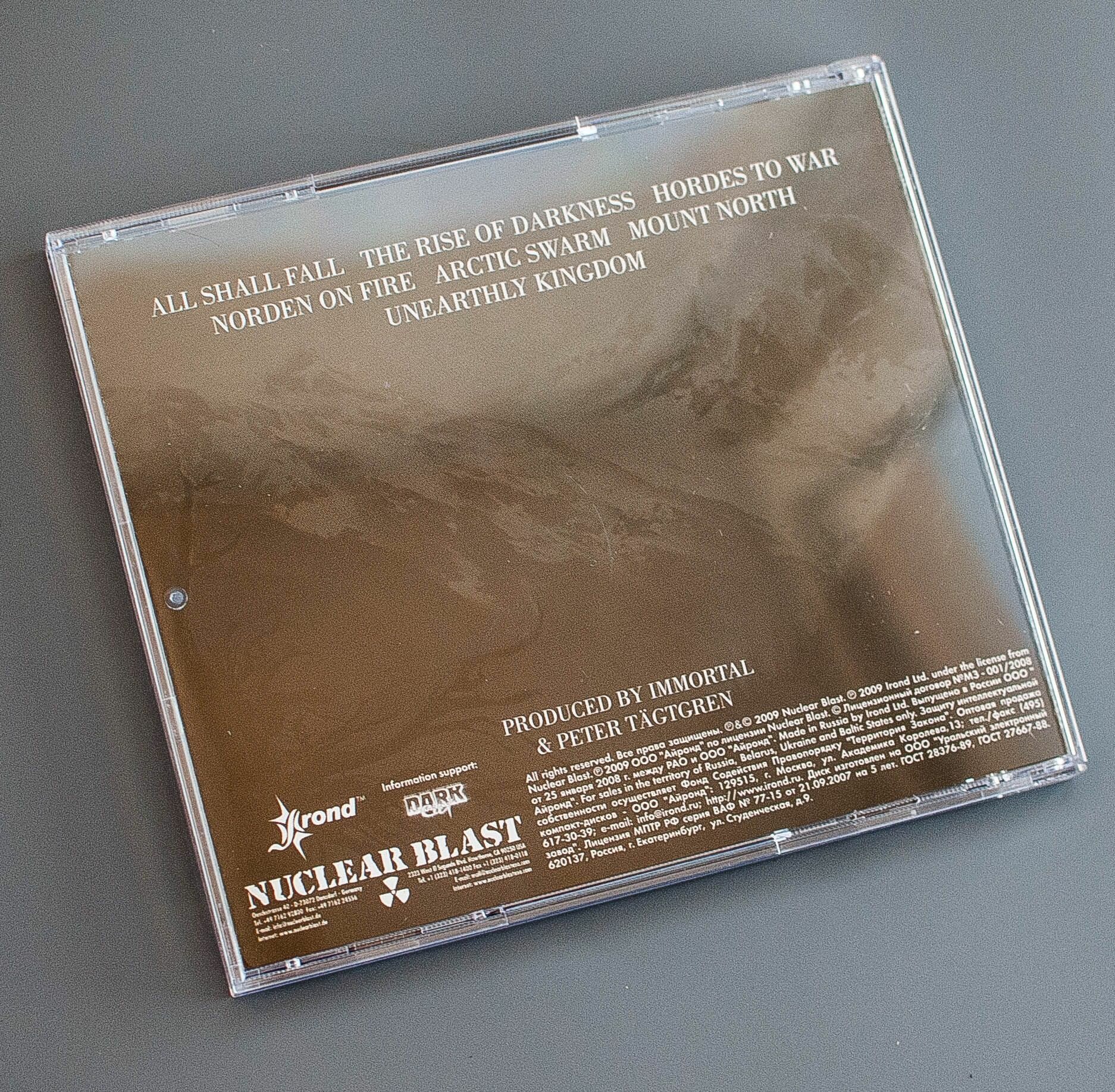 Immortal - All Shall Fall Аудио CD Лицензия — фото 1