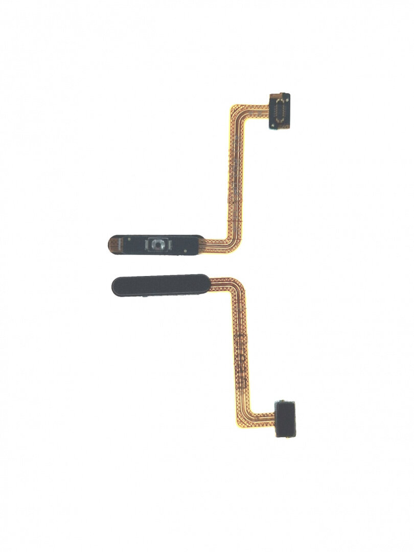 Сканер отпечатков пальцев для Samsung Galaxy A23 (A235F) с кнопкой включения, на шлейфе, черный