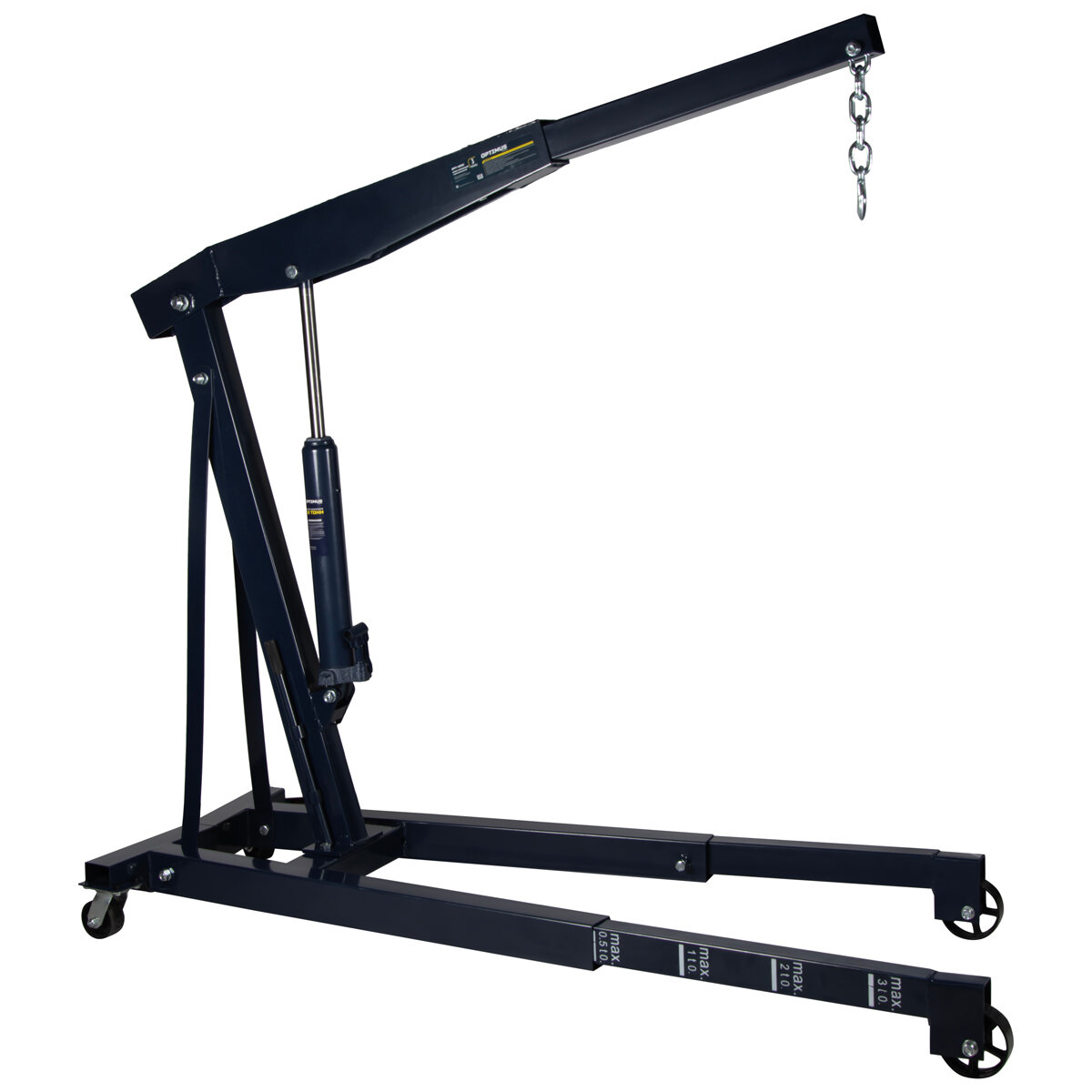 Кран гаражный гидравлический (гусь) г/п 3 тонны OPT-403C