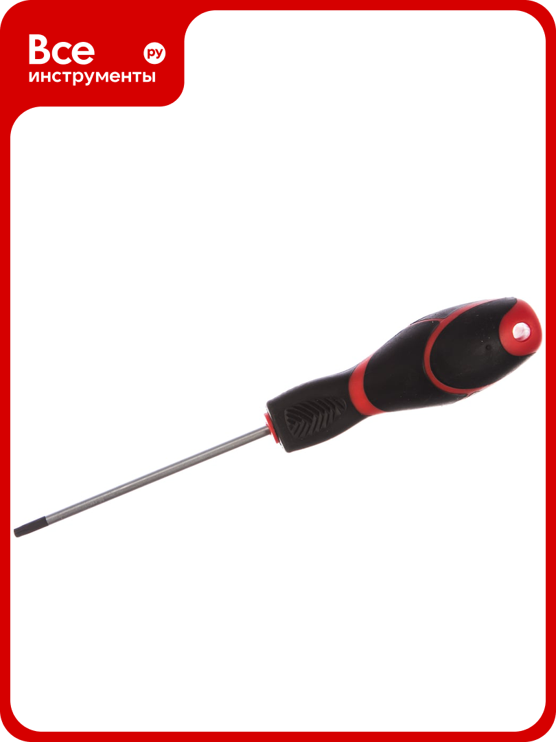 Отвертка торкс Т20 FORCE 71620, Удобная рукоять не проскальзывает в ладони, что упрощает эксплуатацию инструмента