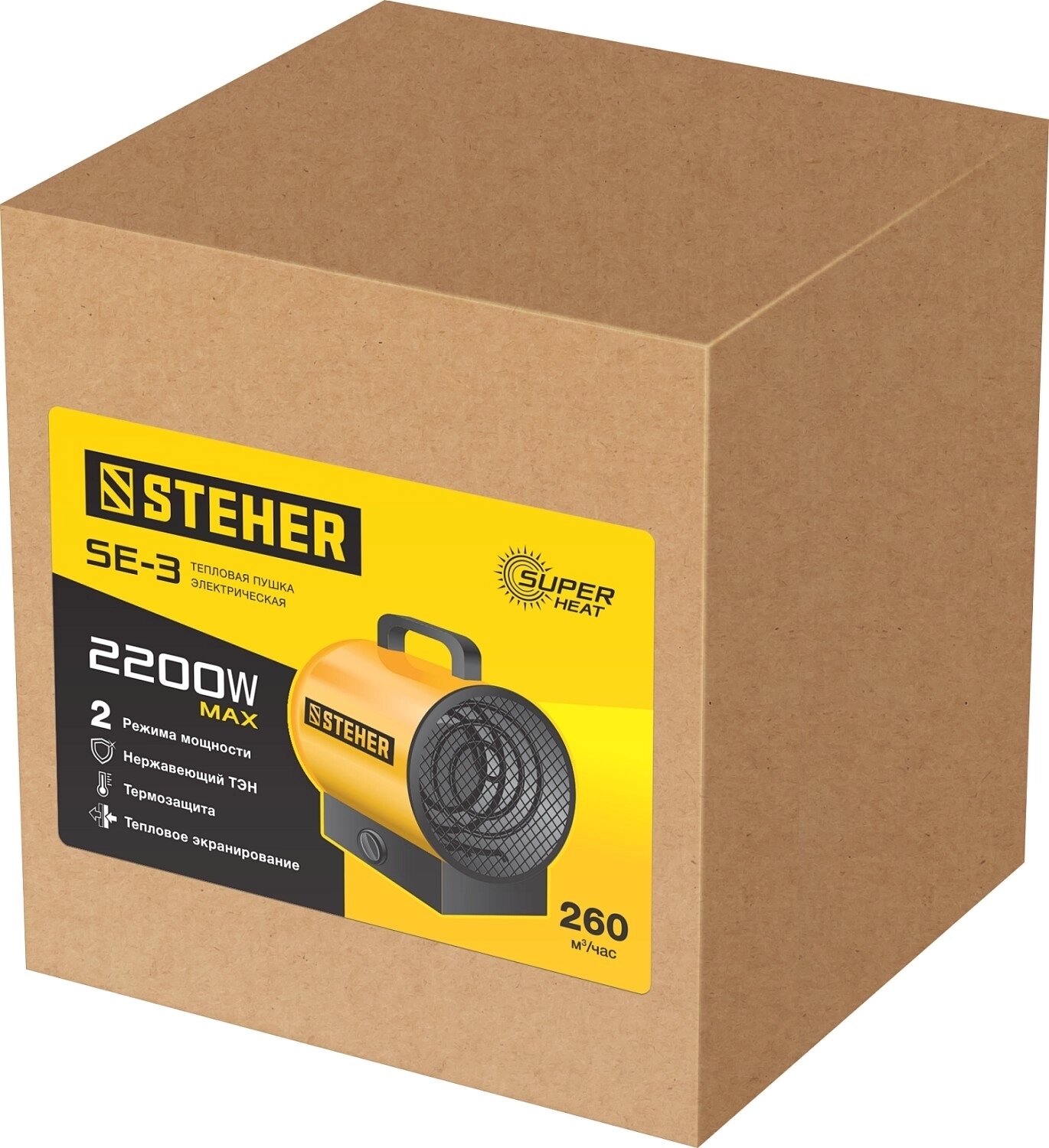 Электрическая тепловая пушка STEHER SE-3