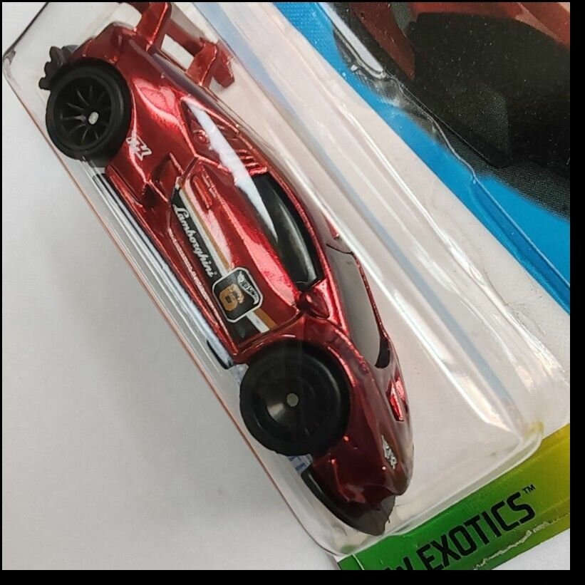Машинка HOTWHEELS Super Treasure Hunt 1/64 Car LAMBORGHINI HURACAN LP 320-2 SUPER TROFEO 2024-239-HTF43