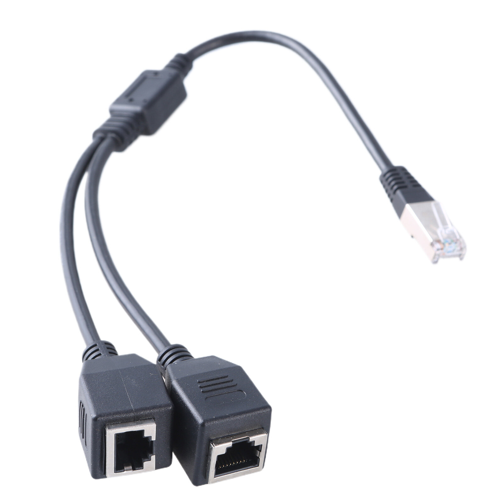 Разветвитель RJ45 Ethernet 1 Male на 2 Female розетки