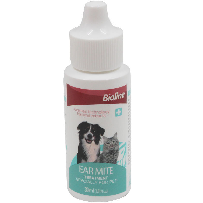 Масло для ушей Bioline, для кошек и собак, 30мл