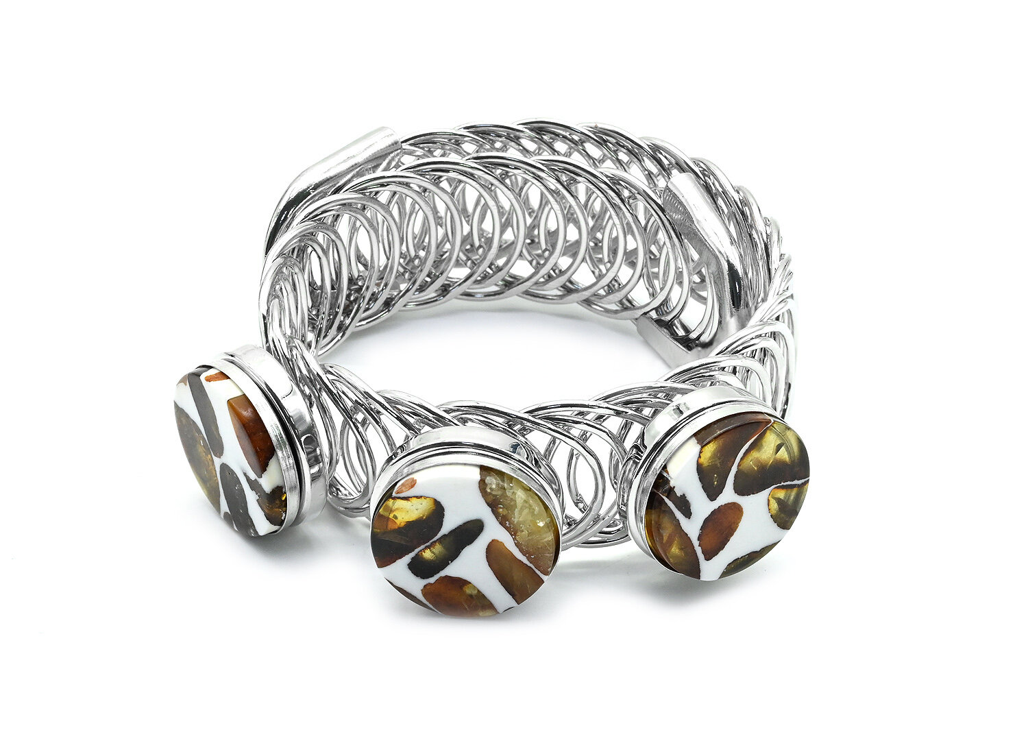 Браслет, янтарь