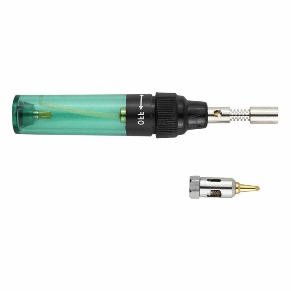 Газовая паяльная лампа со сменным наконечником