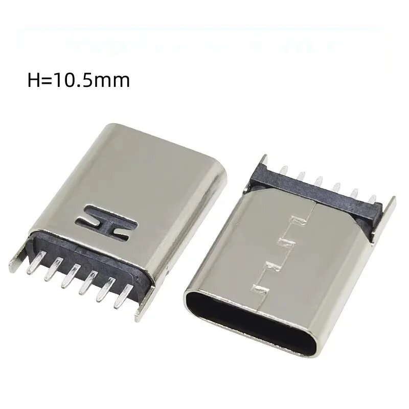 20 шт. Вертикальные разъемы USB Type-C 6Pin H-10.5mm