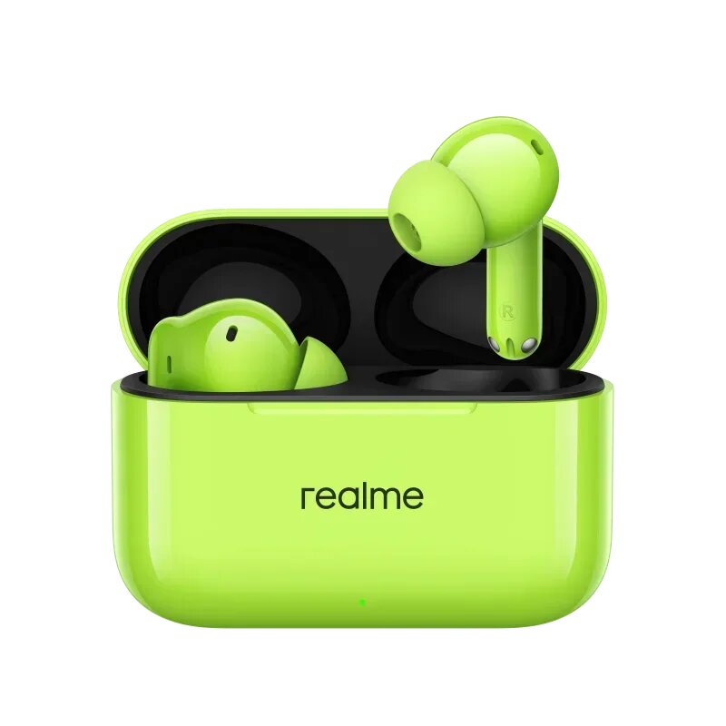 Realme Buds T200 беспроводные наушники Зеленый, T200 Green-CN