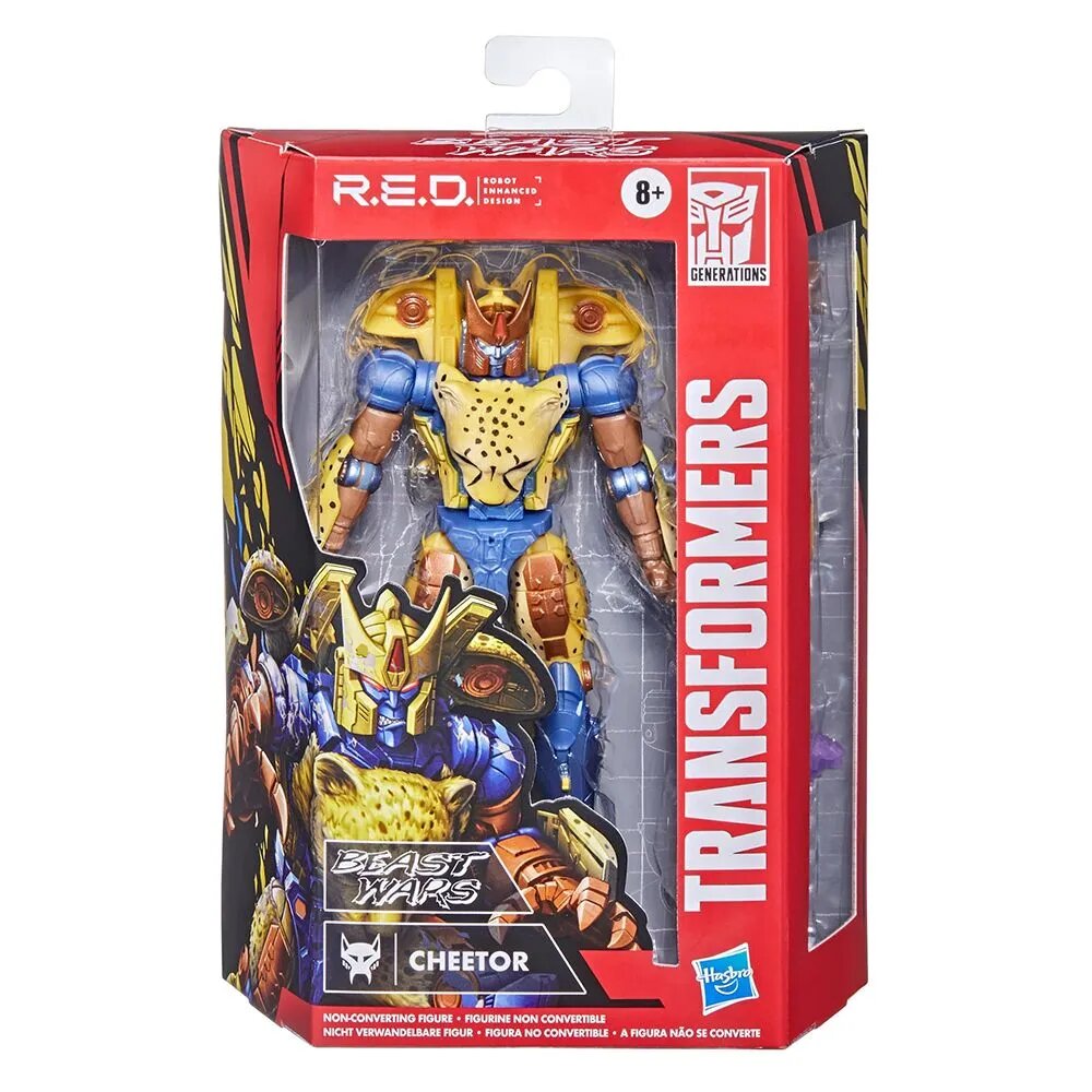 Трансформеры игрушки Hasbro Robot Enhanced Design Weast Wars R.E.D Cheetor 15cm