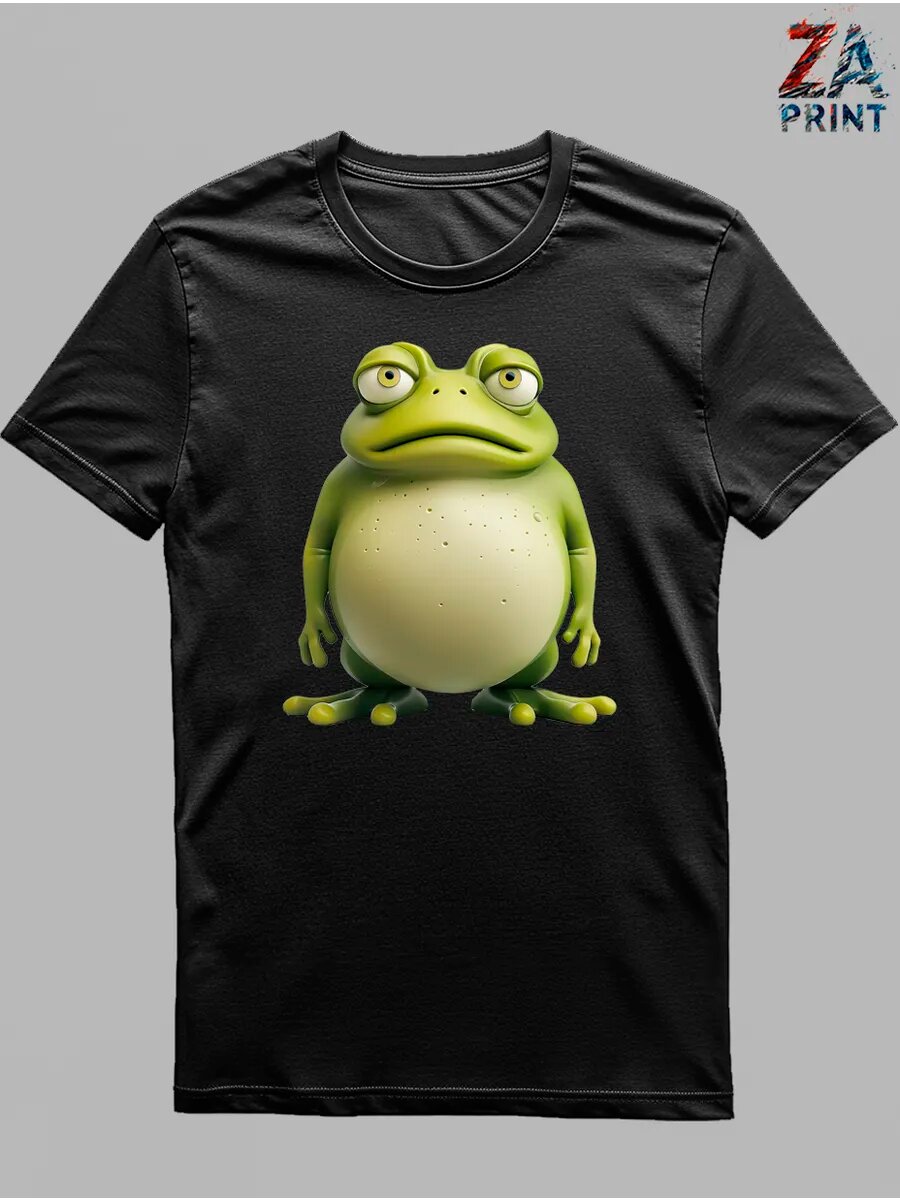 Футболка лягушка рисунок