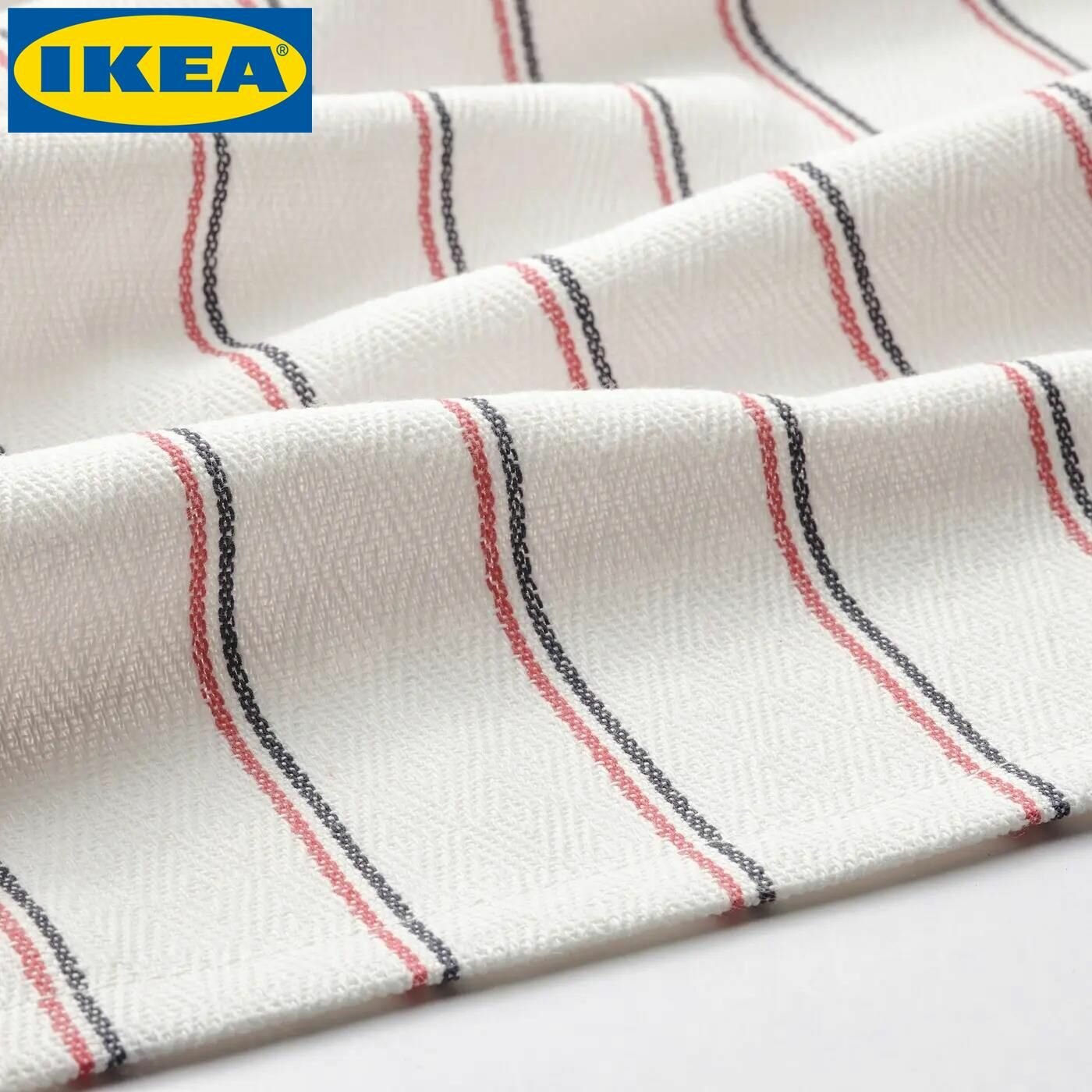Фартук IKEA - HILDEGUN (хильдеган), из хлопка, 63x84 см, цвет белый, 1 шт