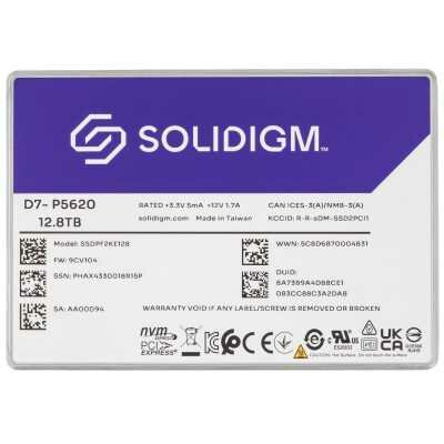 SSD диск D7-P5620 12.8Tb SSDPF2KE128T11Z