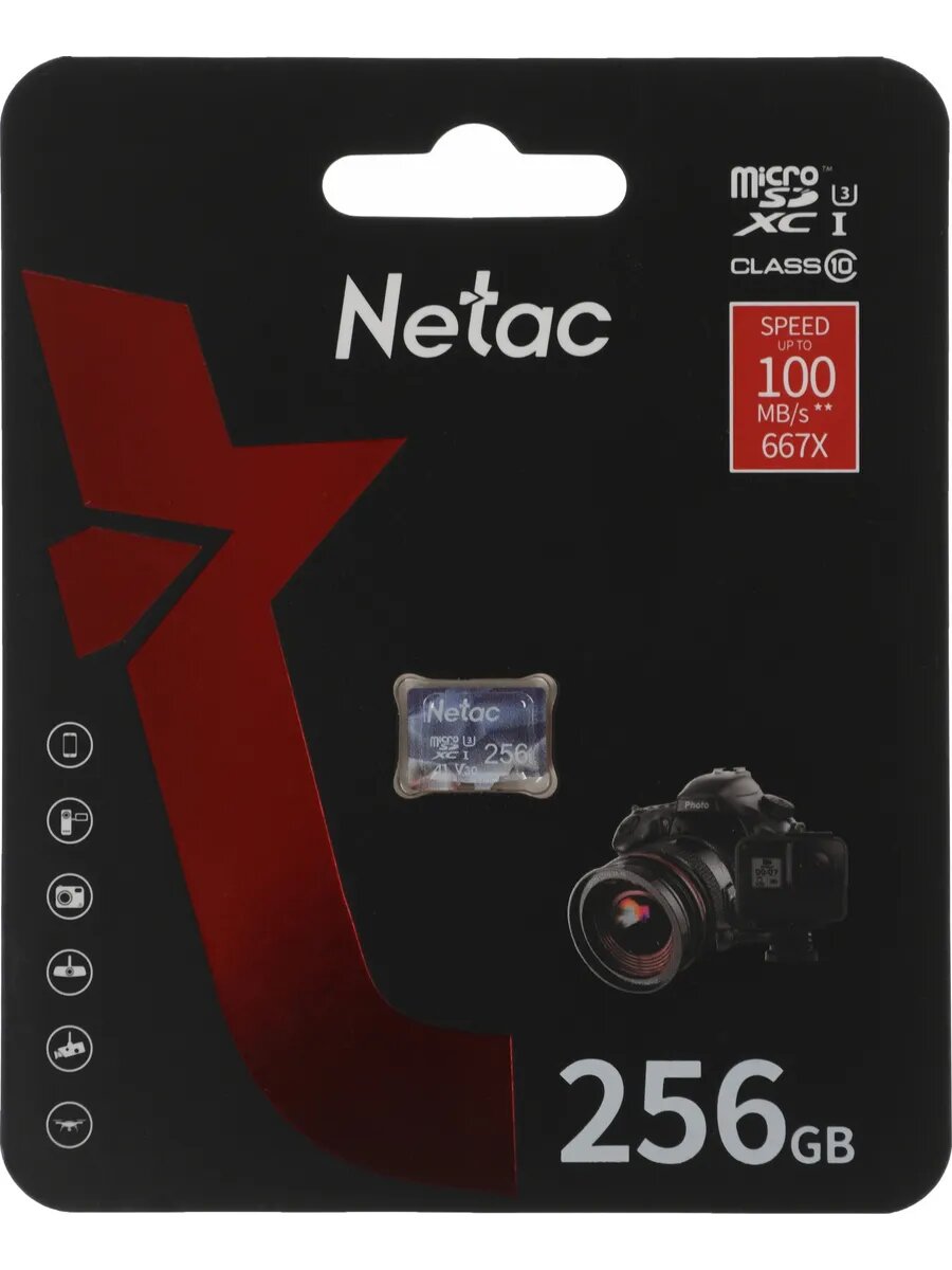 Флеш карта microSDXC 256GB P500 Ultra w/o adapter