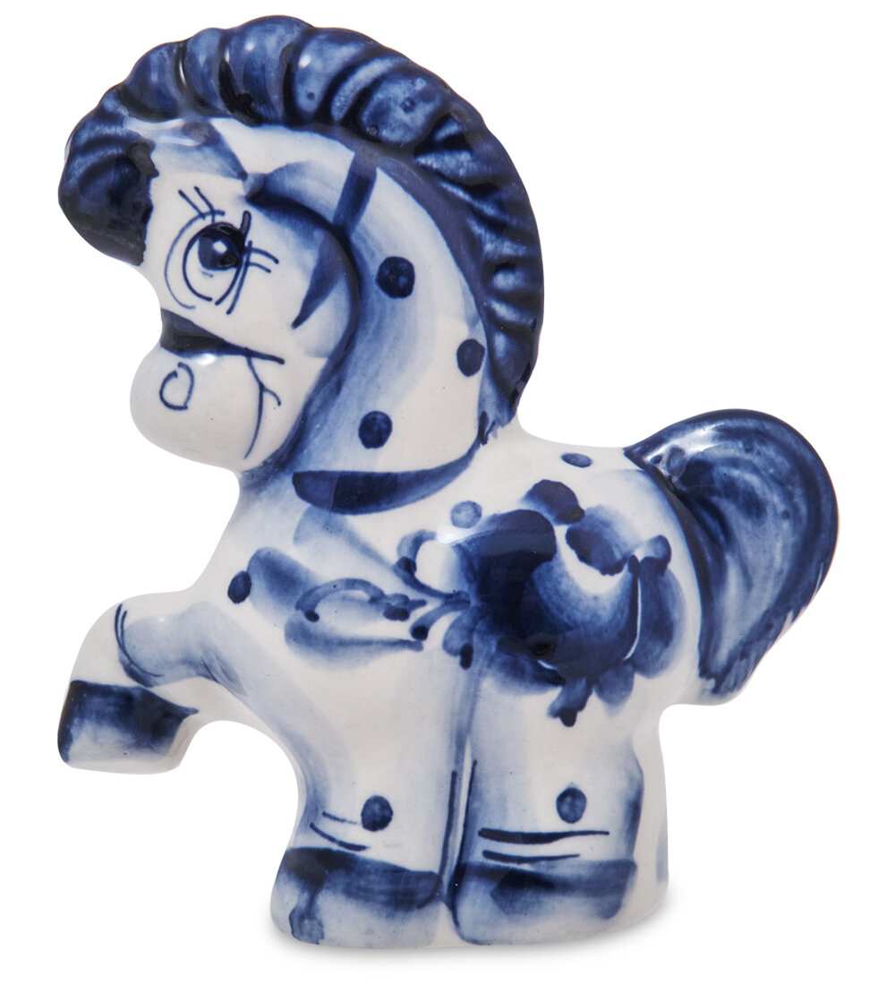 Фигурка Лошадка-Буран (Гжельский фарфор) ГЛ- 950 113-701645