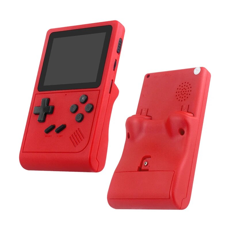 Ручная консоль GB300 Retro, 2000+ встроенных игр для картриджей NES/SNES/GBA и Gameboy, Red