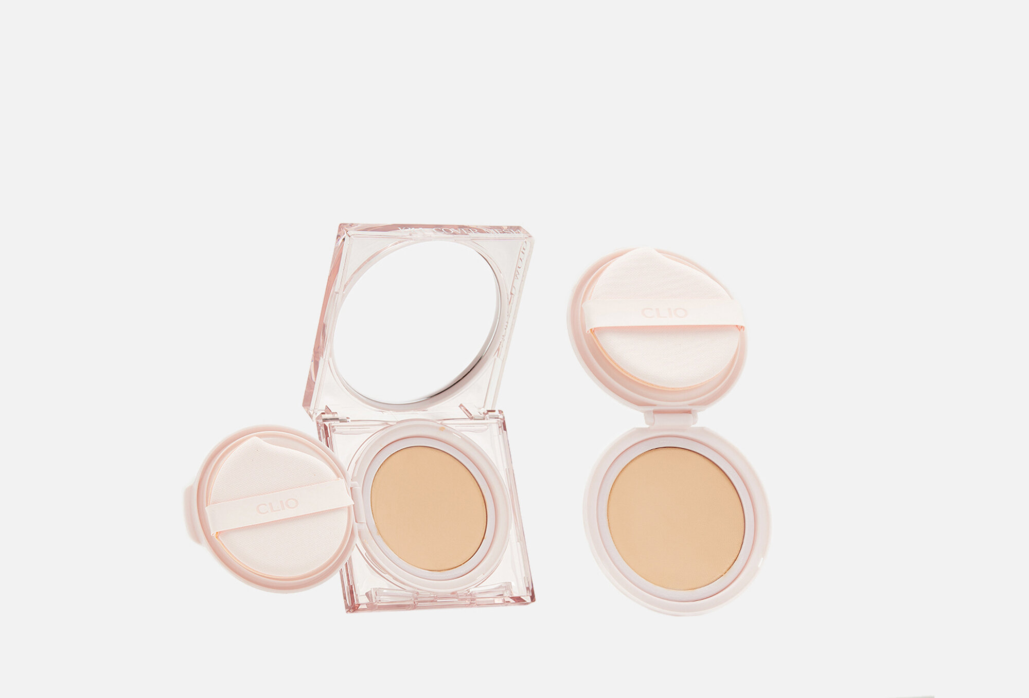 Тональный кушон для лица SPF 50+ PA++++ CLIO Kill cover mesh glow cushion 4, ginger