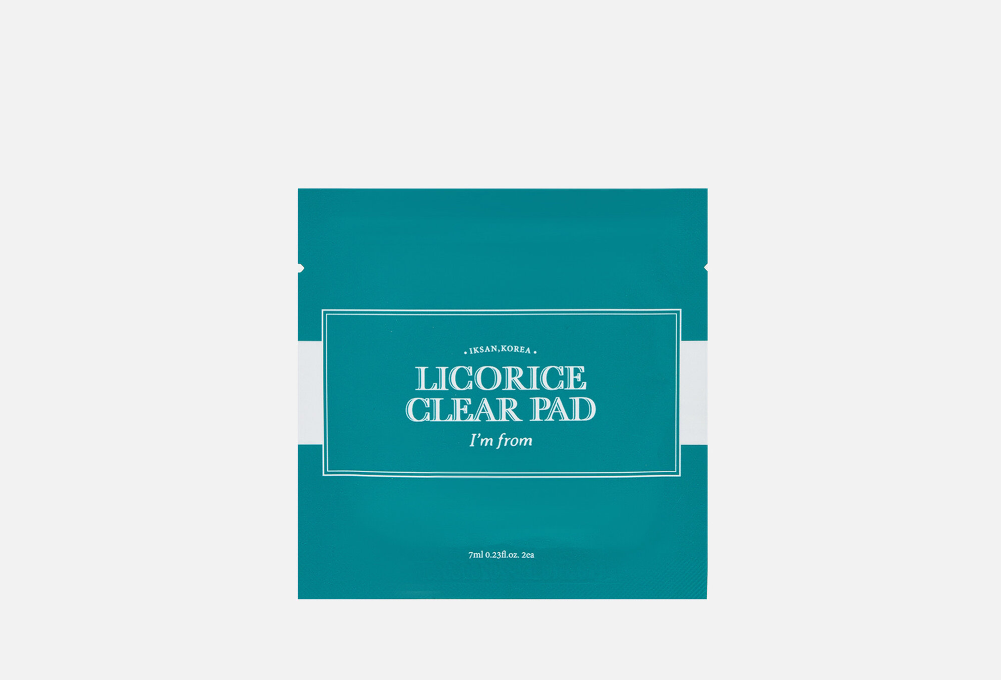 Тонер-пэды для лица I'M FROM Licorice clear pad