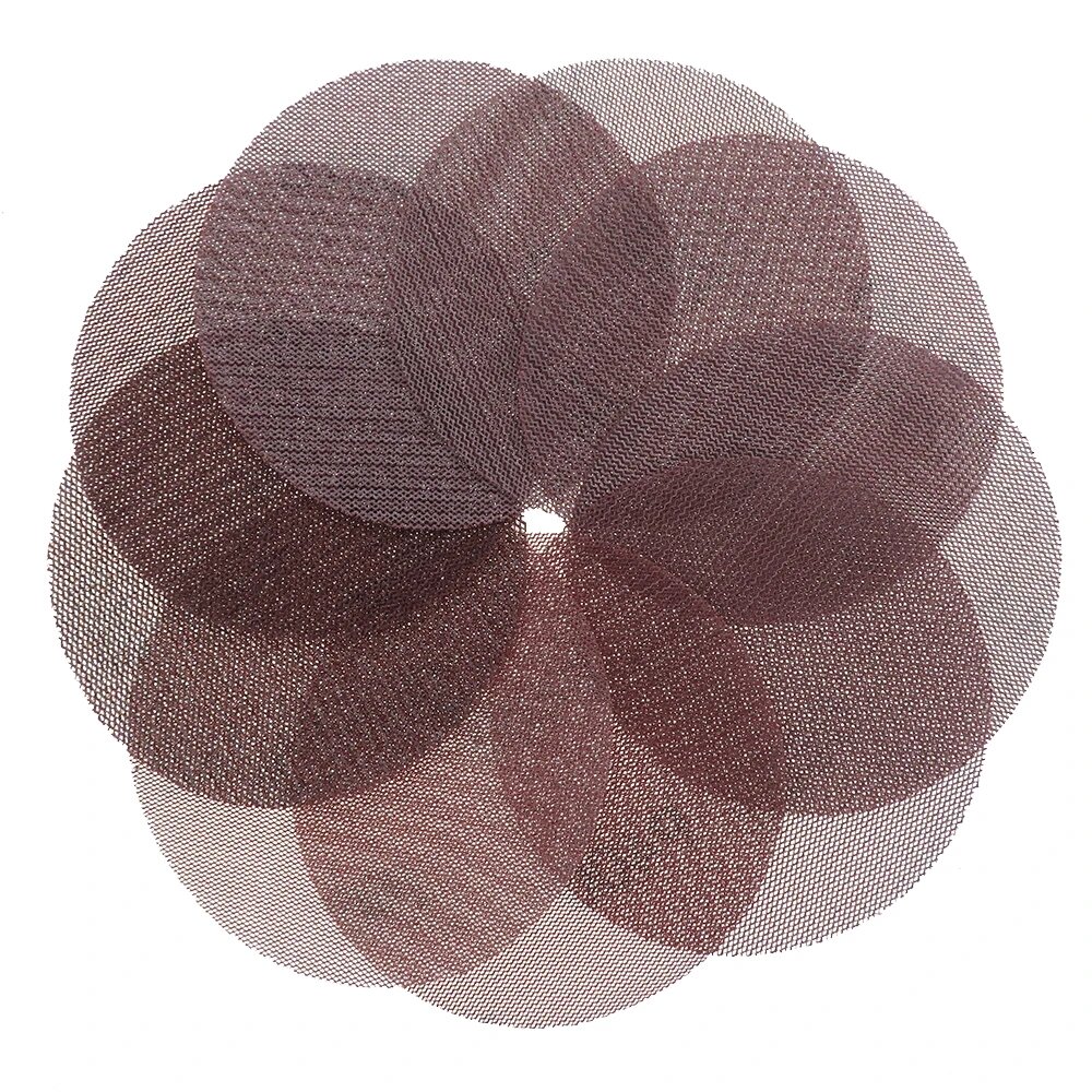 50 Шт 5-дюймовые шлифовальные диски с сеткой 125 мм Крючок и петля Без абразивной пыли Антиблокирующая острая шлифовальная наждачная бумага для автомобиля Дерево камень, 240