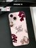 Чехол на Apple iPhone 15 / Айфон 15 с принтом "Надпись в цветах"