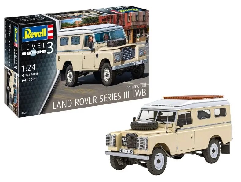 Сборная модель Land Rover Series III LWB (Commercial) 1/24 07056