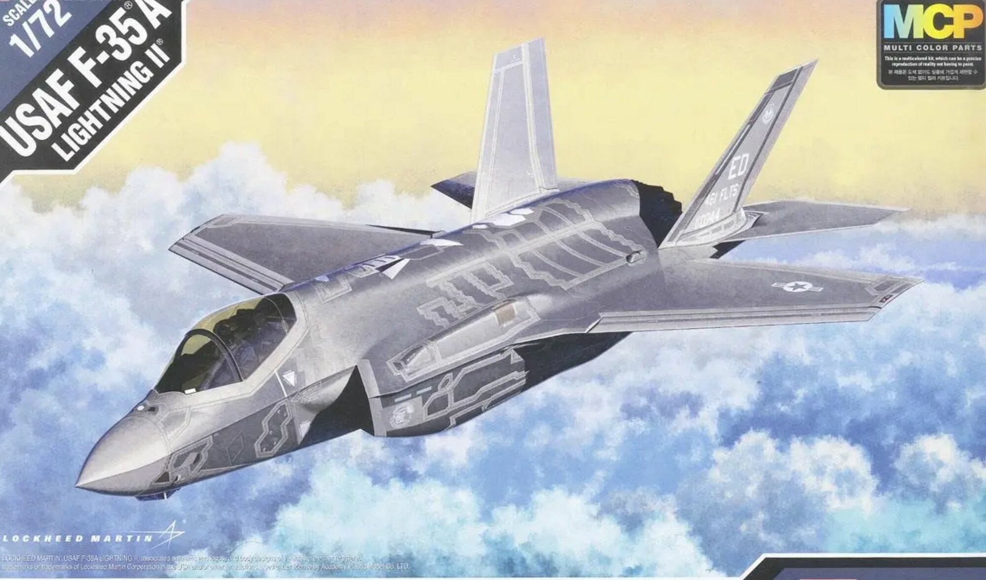 Academy 12507 1/72 F-35A Lightning II сборная модель самолета