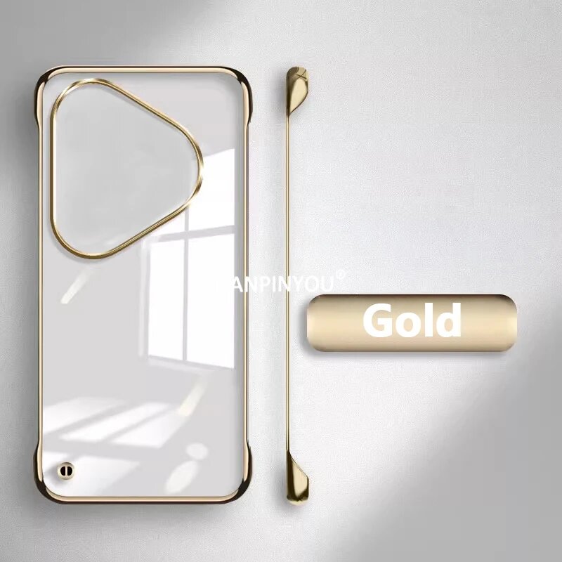Чехол Gold для Huawei Pura 80, желтый
