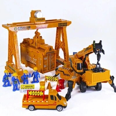 Пластиковый автомобиль Hangjue, желтый Оранжевый, 13