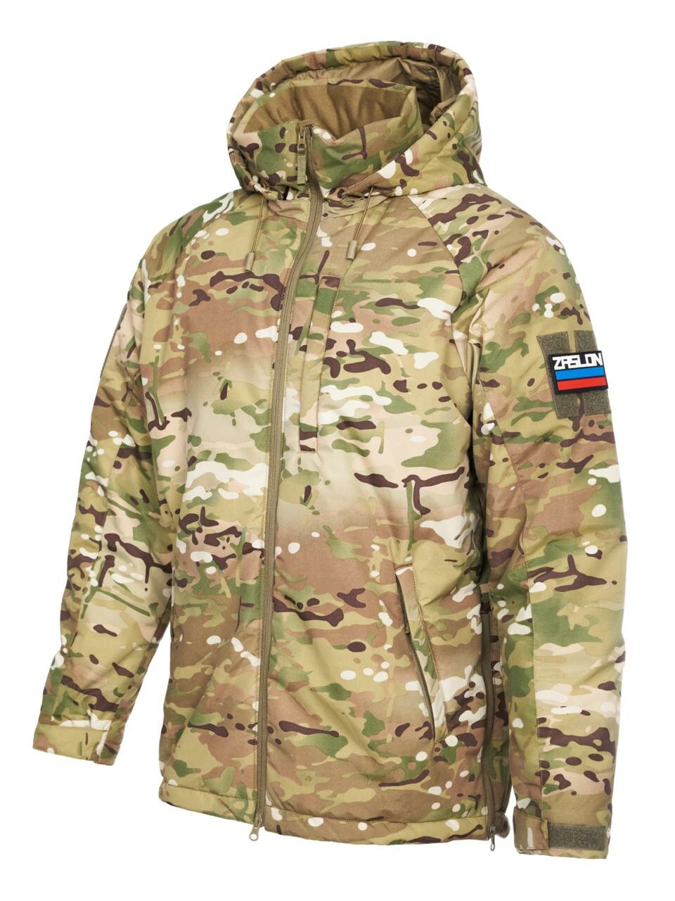 Зимняя тактическая куртка камуфляж с утеплителем 200г 49