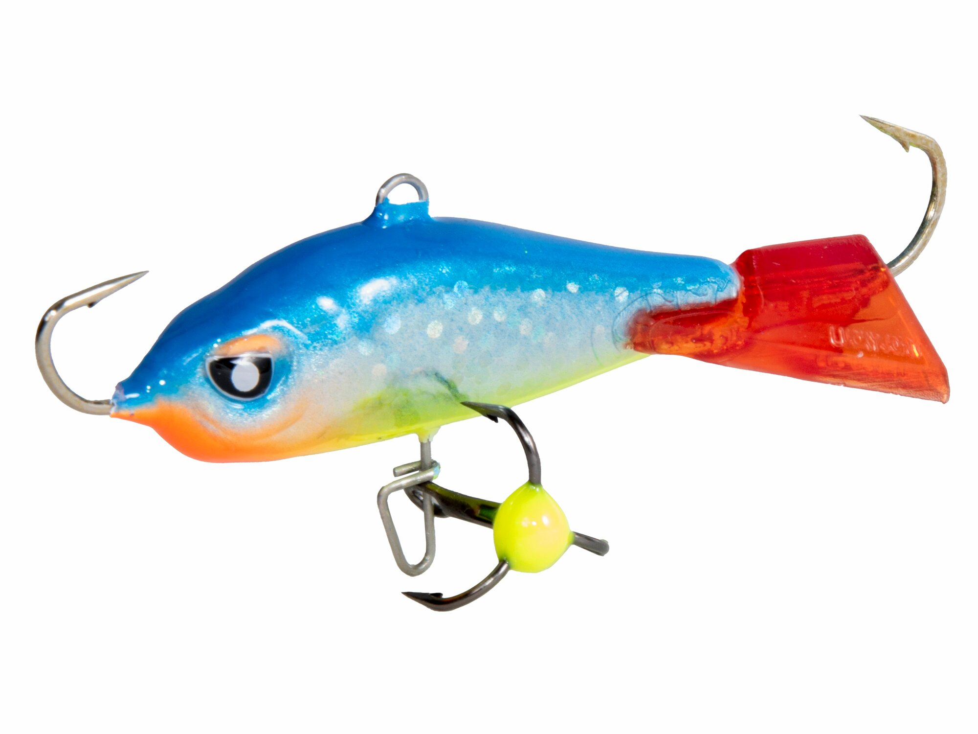 Балансир для зимней рыбалки Lucky John BALTIC 6 с тройником, длина 60мм, цвет 65HRT / Балансир Лаки Джон на окуня, судака, щуку