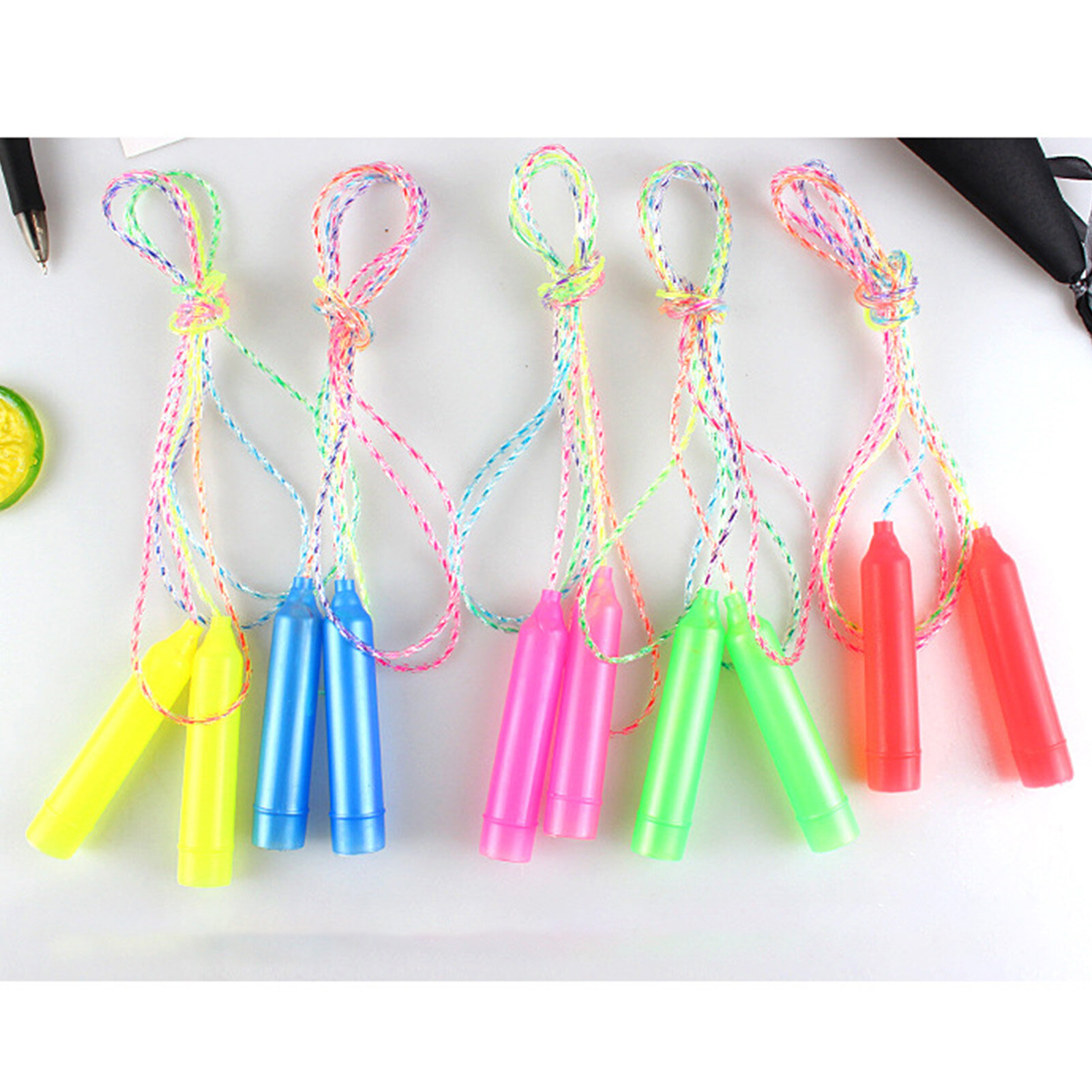 Детская скакалка, скакалка, регулируемая длина, свободная скакалка для детей, студентов, красочная