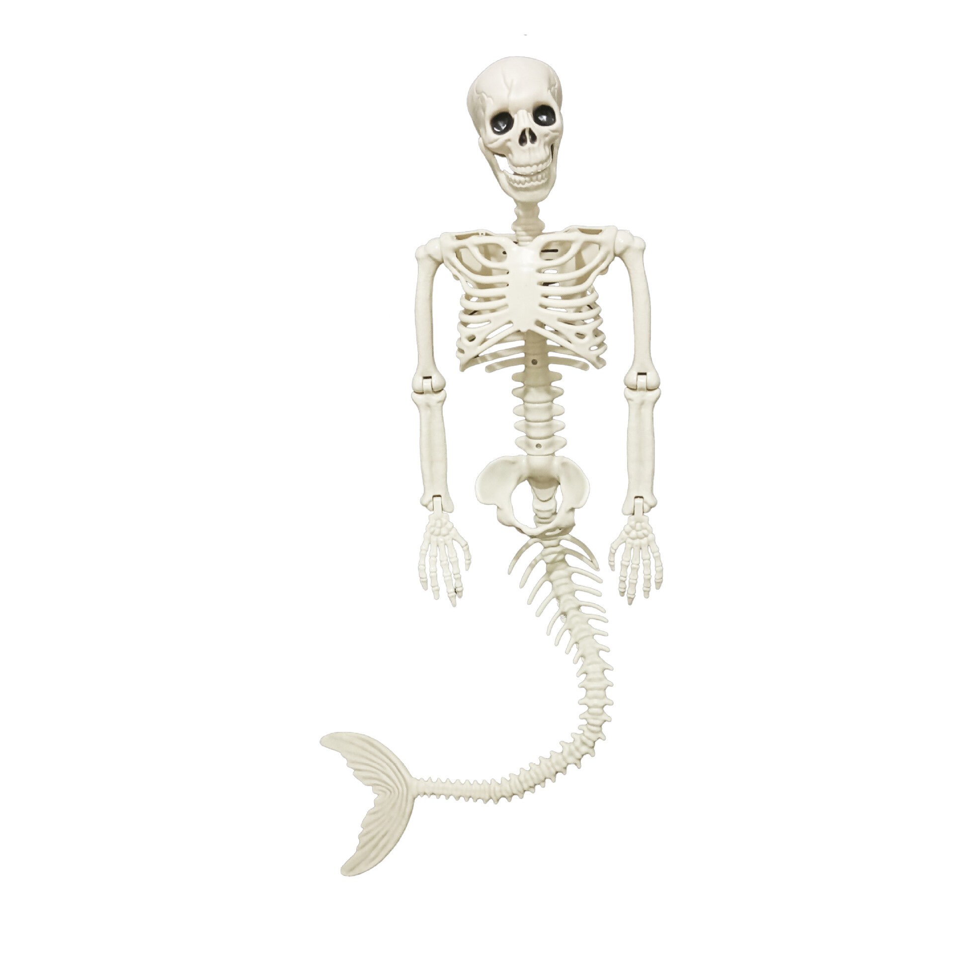 Скелет с подвижными сочленениями, декорация на вечеринку в стиле Хэллоуин,1,100cm-Скелет русалки