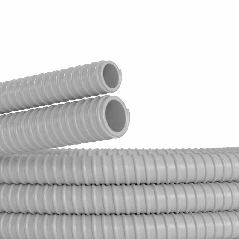 Труба гофрированная DKC ПВХ гибкая, диаметр 12 мм, армированная, 30 м